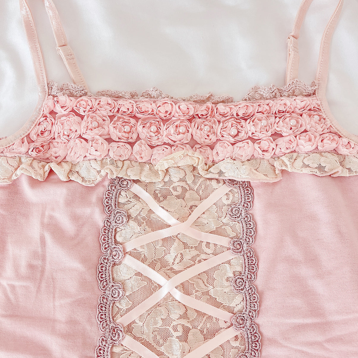 rose motif princess camisole – yamii